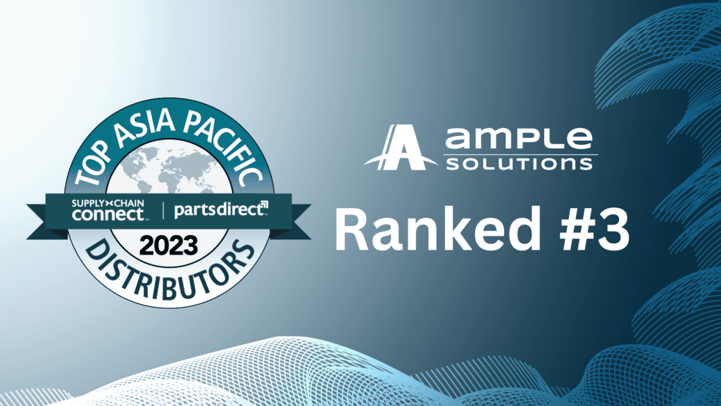 Supply Chain Connect Recognised Ample Solutions as Top APAC Distributor - Ample Solutions